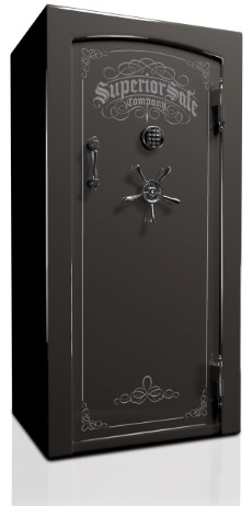 Superior Master 25 Gun Safe Platinum with Black Logo | Northeast Safes