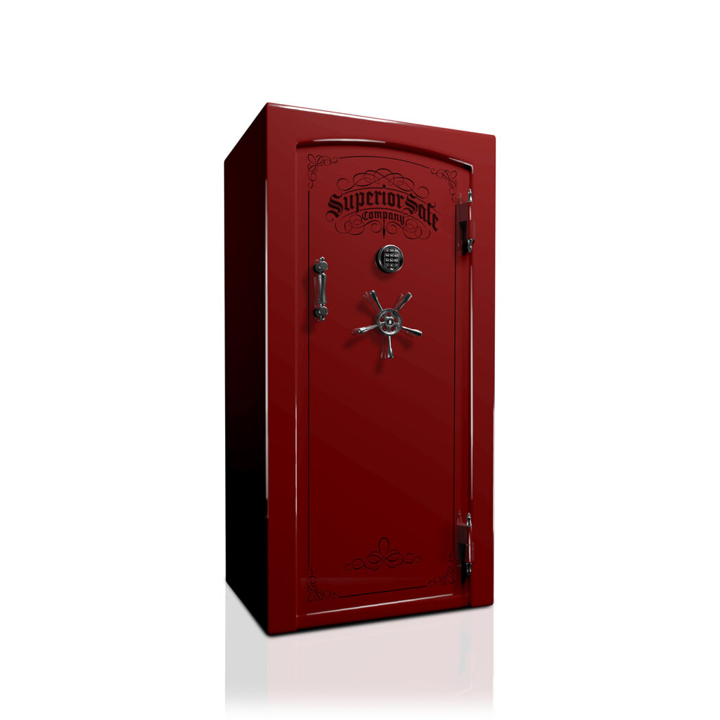 Superior Master 25 Crimson Gun Safe with Black Logo | Northeast Safes